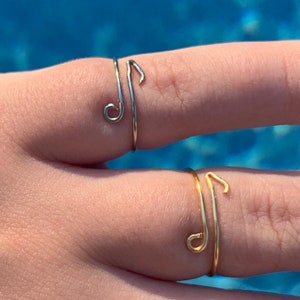 Music Note Wire Ring - Etsy