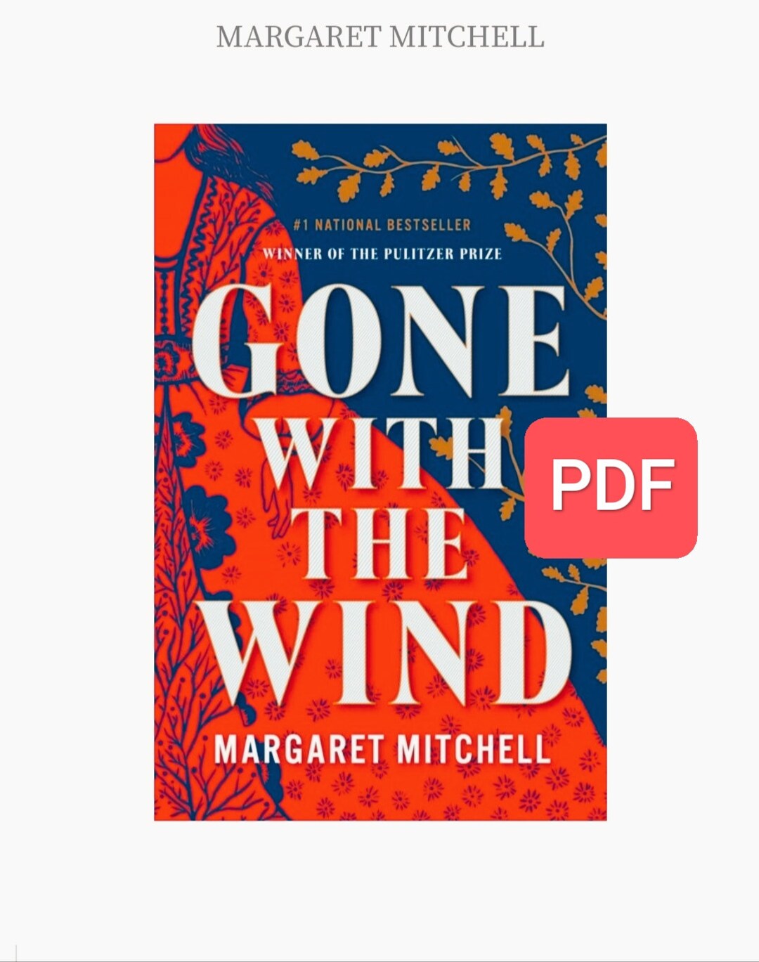 Gone With the Wind - Margaret Mitchell,pdf - Etsy