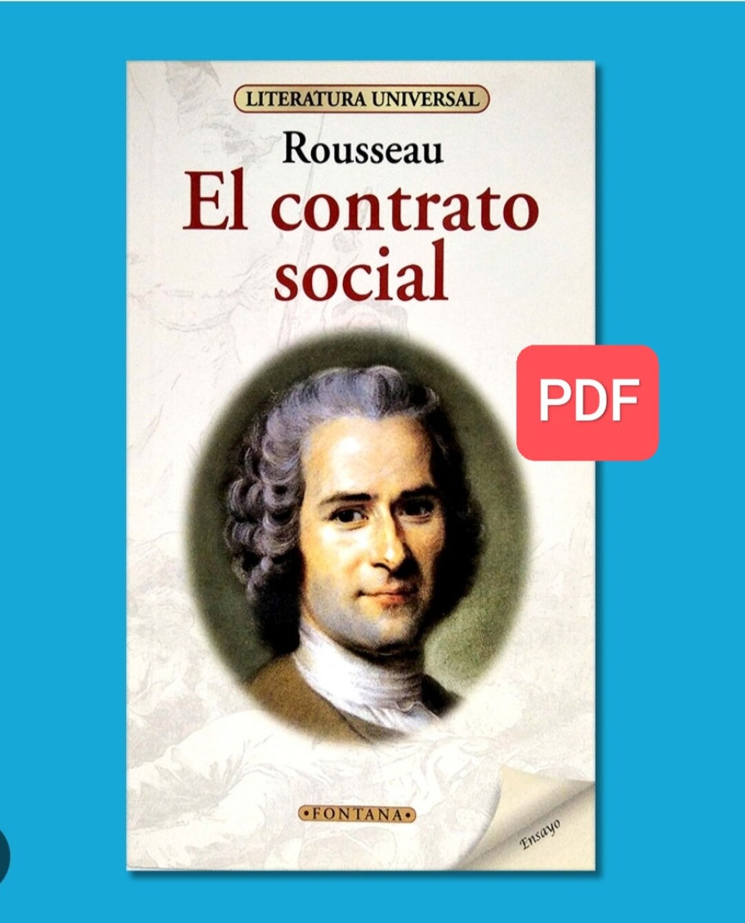 The Social Contract -john Jack Rousseau-pdf - Etsy