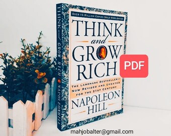 Think and Grow Rich by Napoleon Hill (e-book) - PDF - Etsy