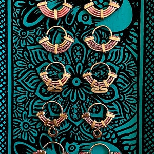 Filigree Septum Piercings Handmade in Mexico— Brass + Copper - Etsy