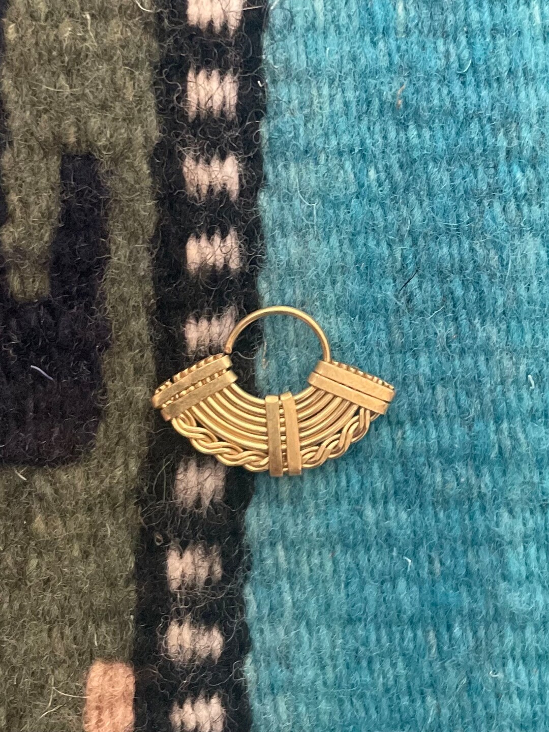 Ornate Filigree Septum Brass Piercing Handmade in Mexico - Etsy