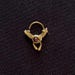 Ornate Filigree Septum Brass Piercing With Natural Garnet Stone ...