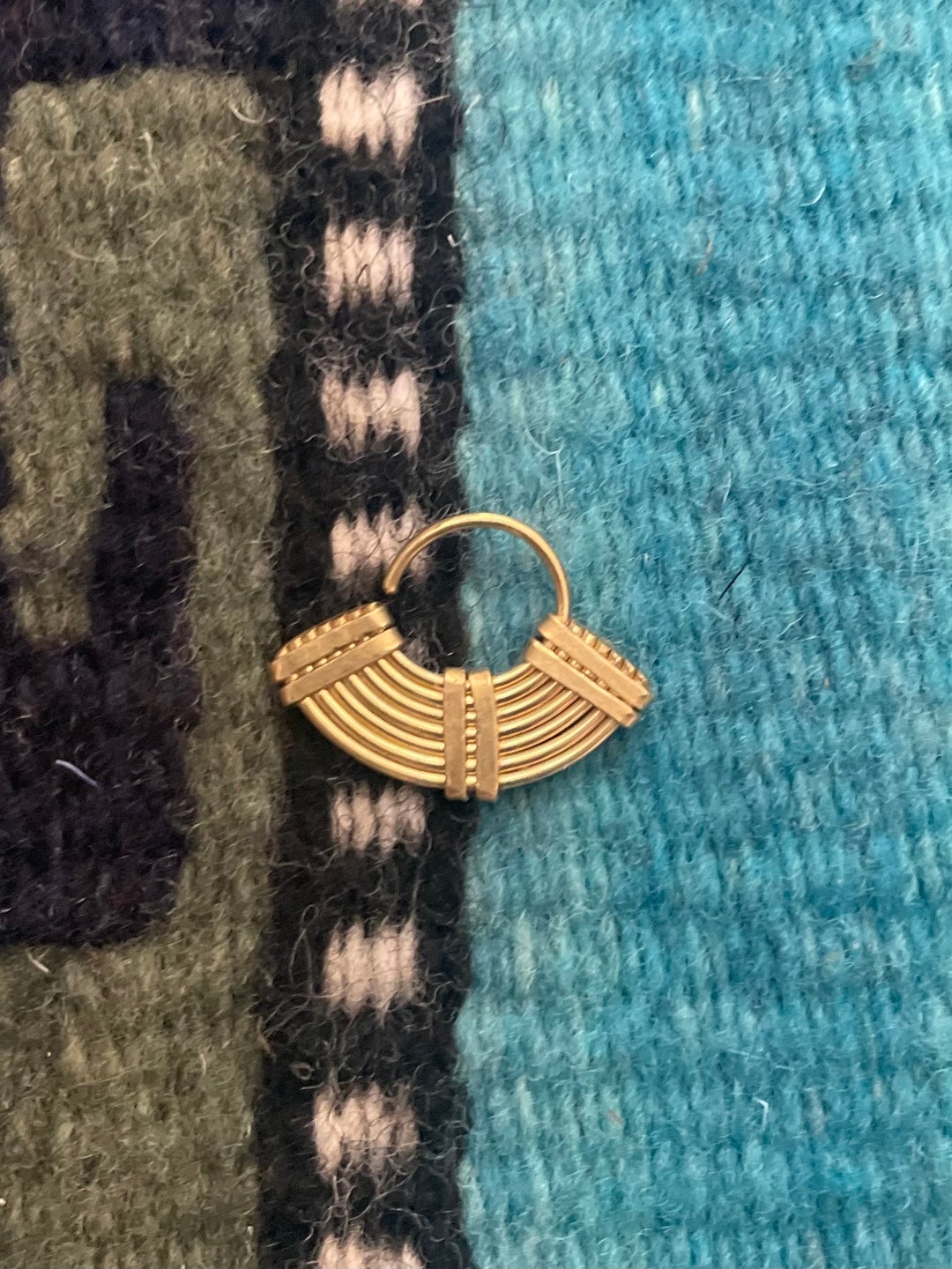 Ornate Filigree Septum Brass Piercing Handmade in Mexico - Etsy