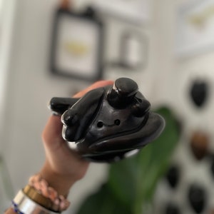 Hand Carved Oaxacan Black Pottery Heart Corazón De Barro Negro ...