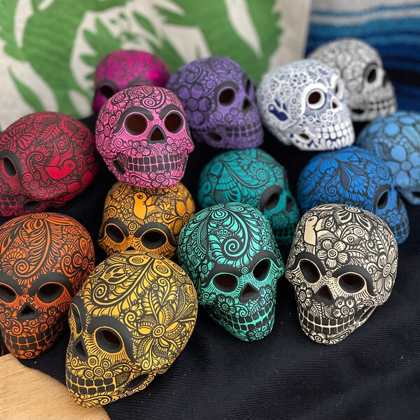 Ceramic Sugar Skull - Etsy