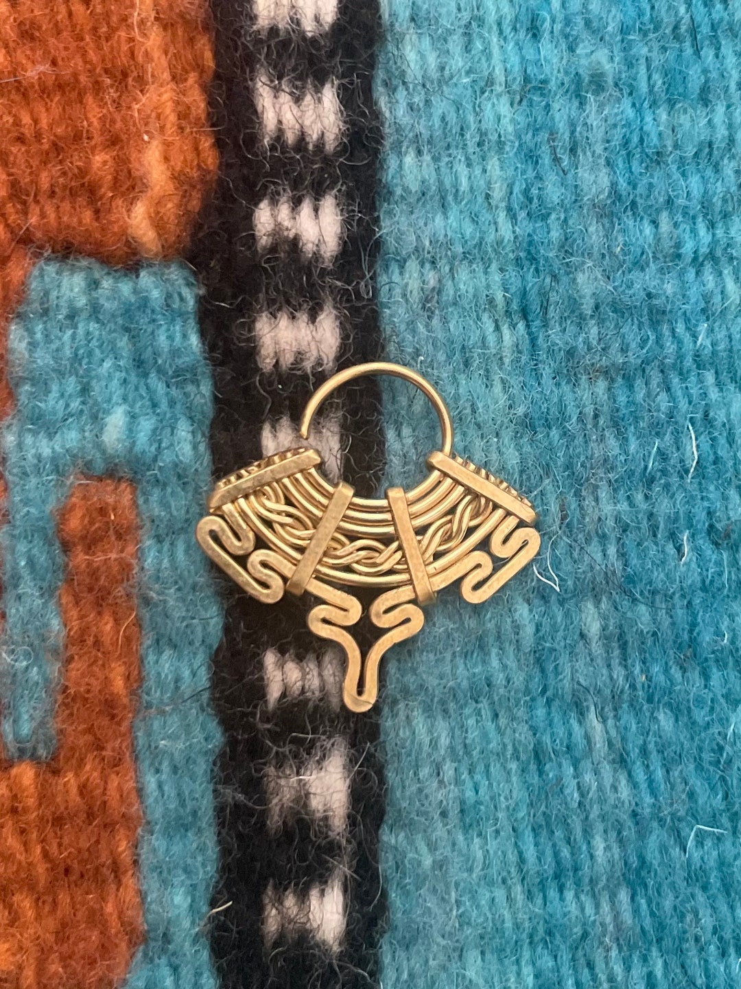 Ornate Filigree Septum Brass Piercing Handmade in Mexico - Etsy