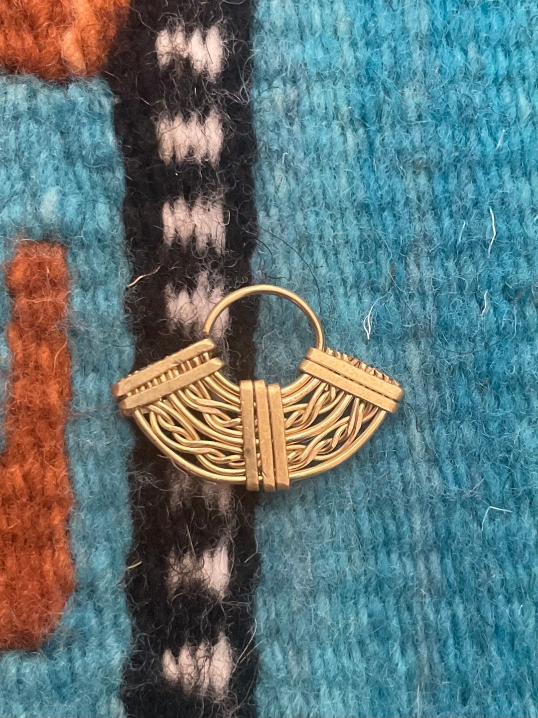 Ornate Filigree Septum Brass Piercing Handmade in Mexico - Etsy