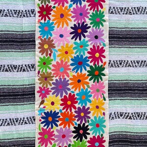 Colorful Otomi Hand Embroidered Tenango Style Flower - Etsy