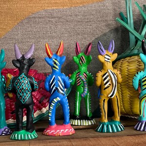 Little Diablitos in Painted Earthenware—purépecha Mexican Devil Figures ...