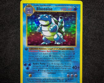 Blastoise Base Set | Etsy
