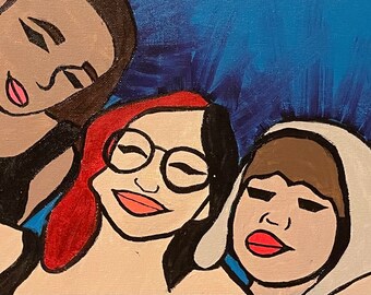 Custom Cartoon Painting - Etsy