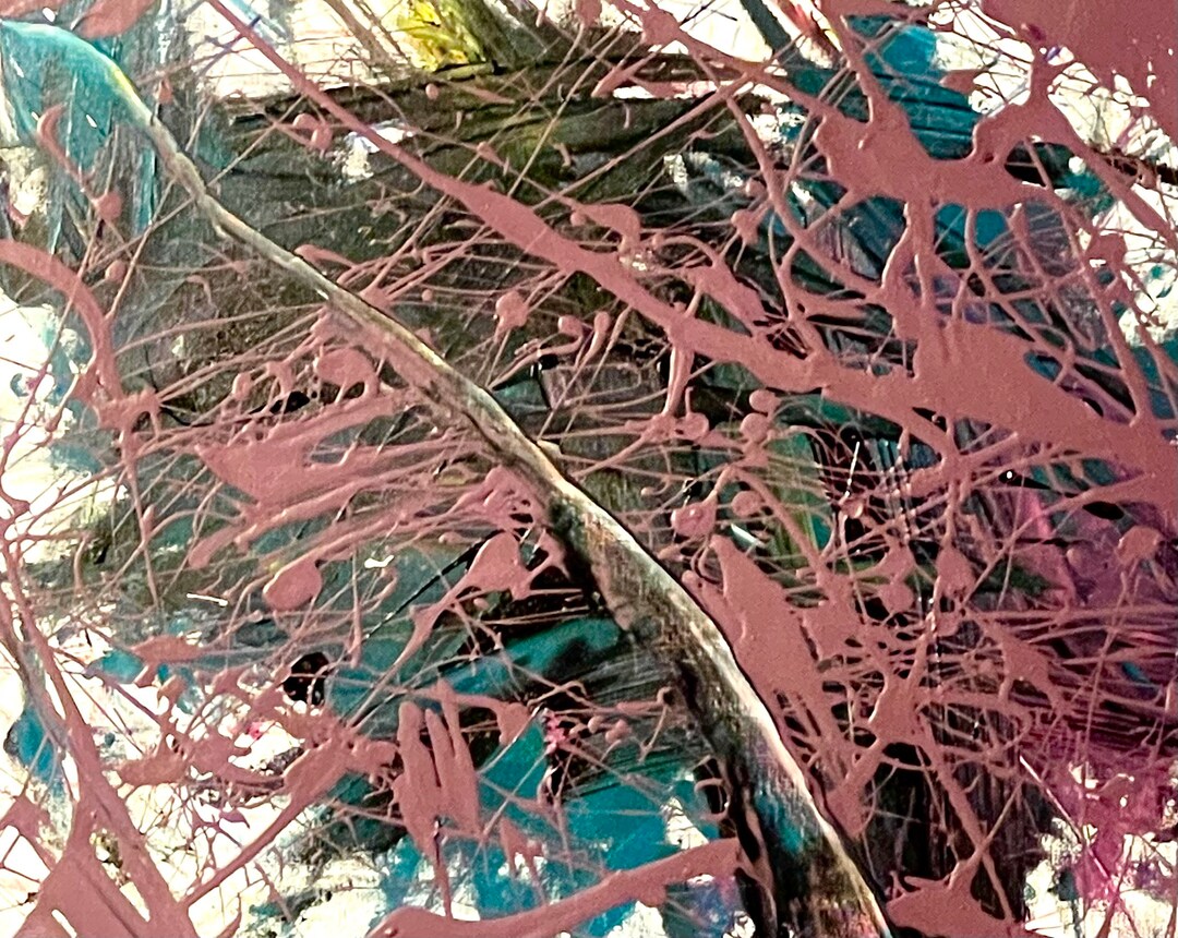 A Purple Mess Art Print - Etsy