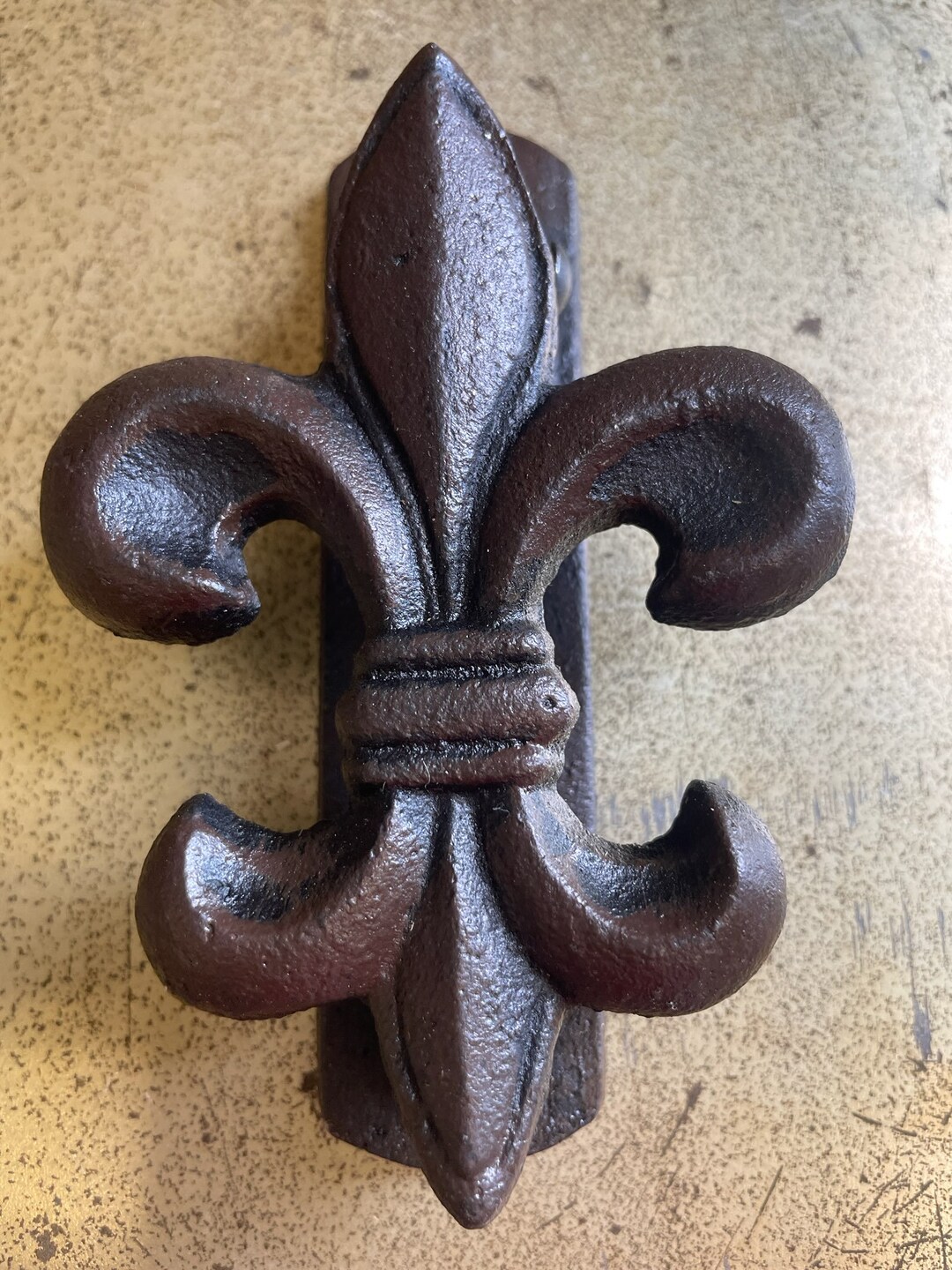 Fleur De Lis Home Decor.cast Iron Door Knocker,southern Chic,french ...