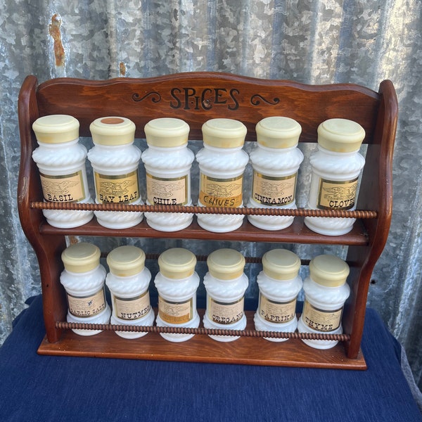 Wooden Spice Rack - Etsy