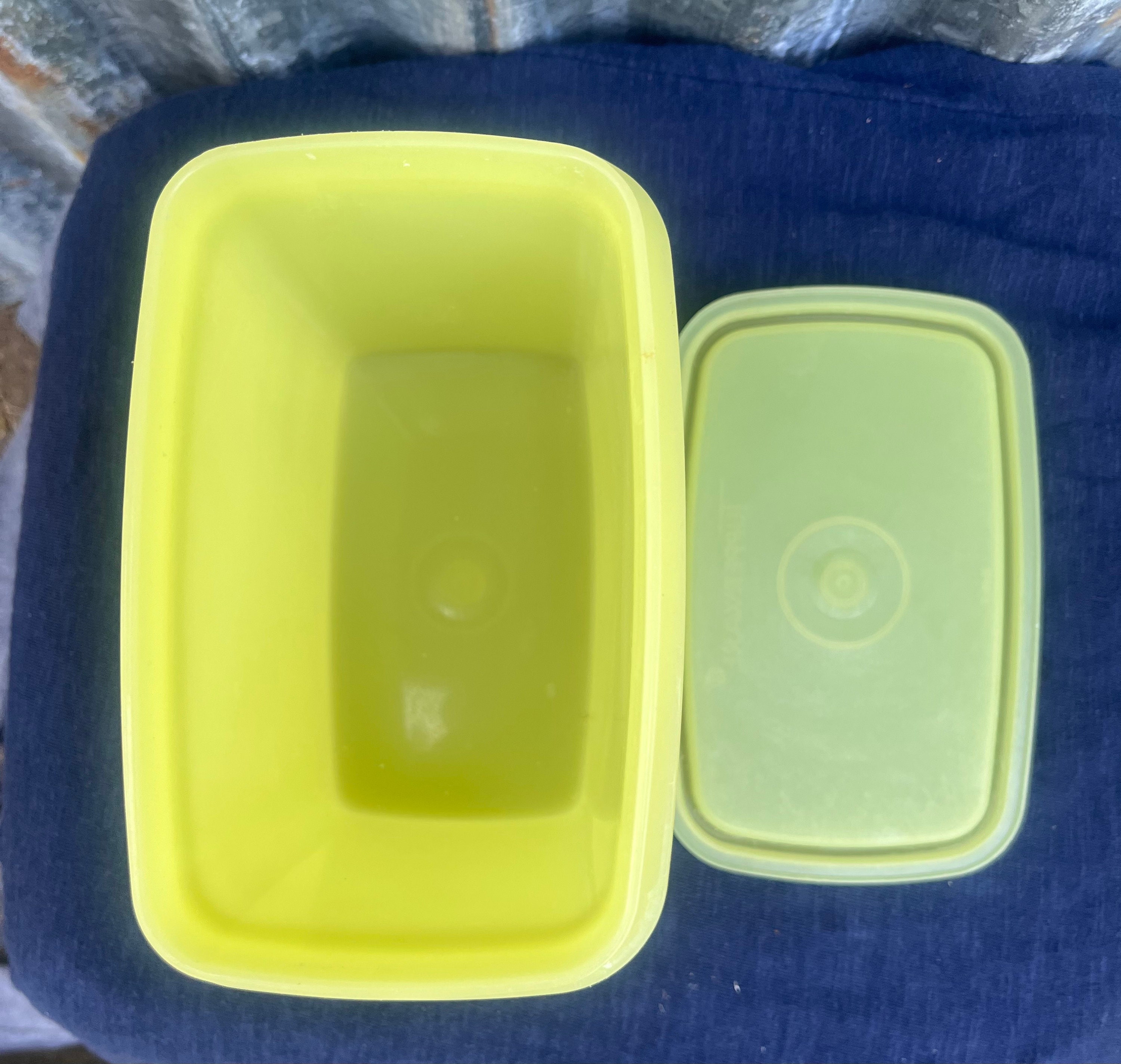 Vintage Tupperware,yellow Storage Container,kitchen Storage,coffee ...
