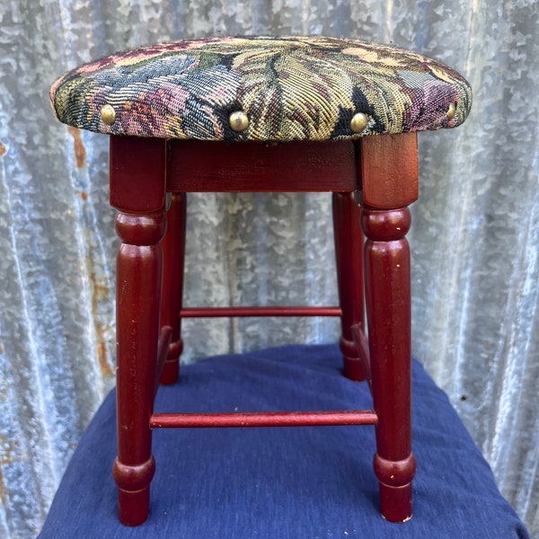Vintage Vanity Stool - Etsy