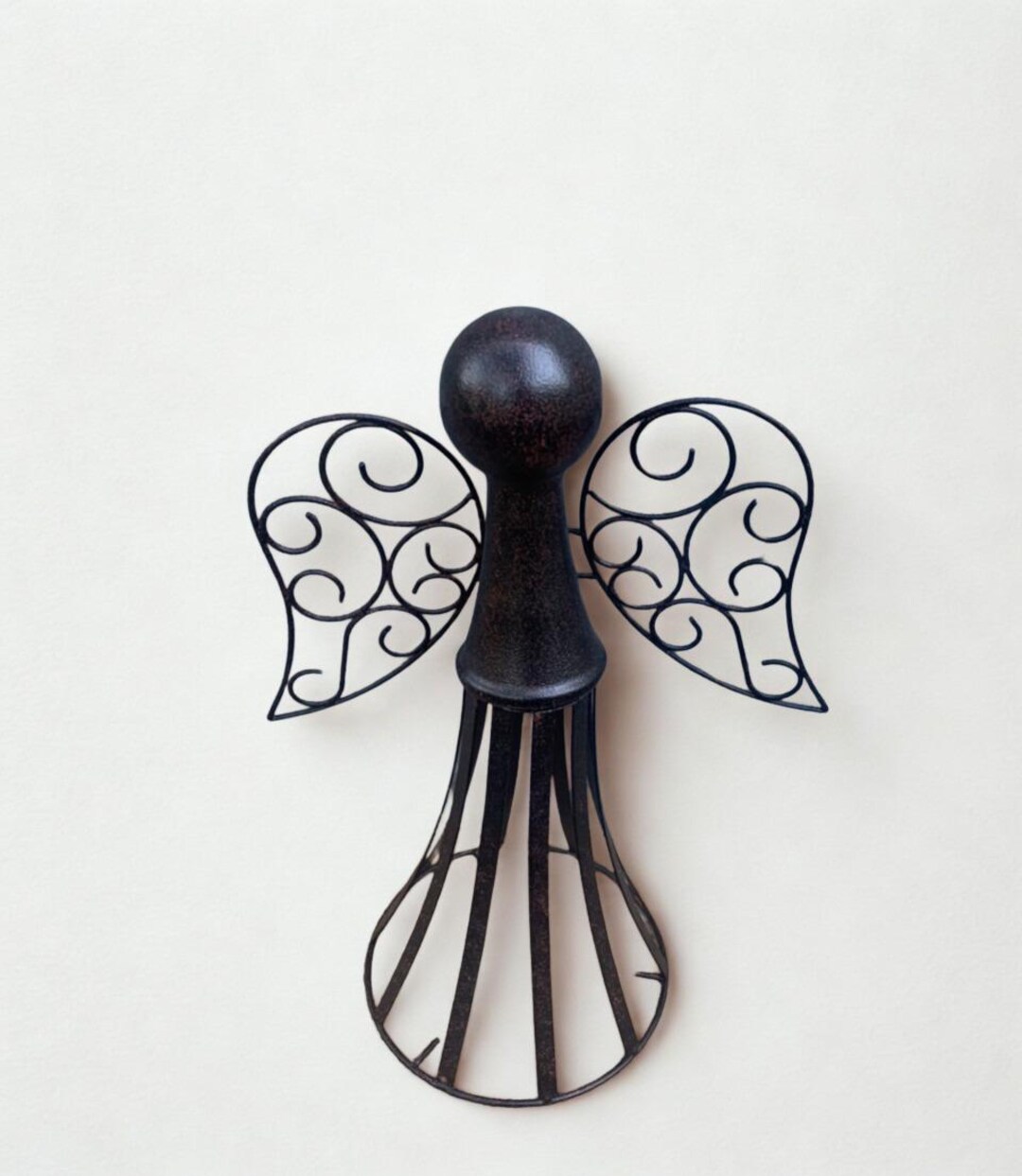Metal Christmas Angel Tea Light Holder: Faceless Holiday Decor - Etsy