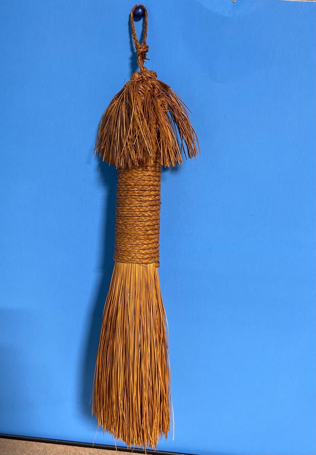 Vintage Boho Decor. Vintage Hand Broom , Whisk Broom, Handmade , Straw ...