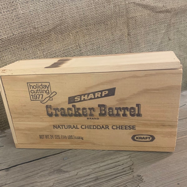 Vintage Cheese Box - Etsy