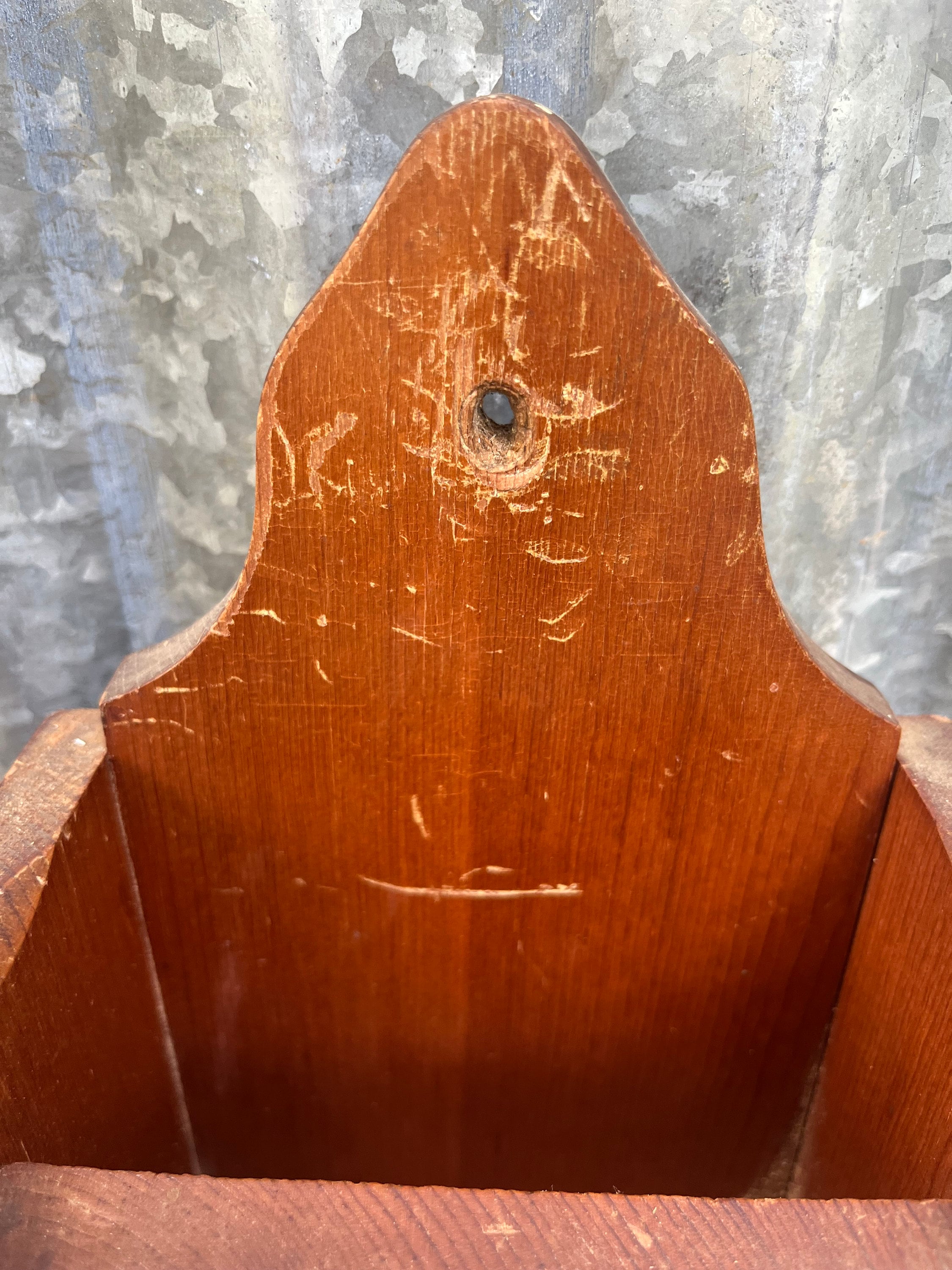 Vintage Wooden Letter Keeper,project Piece,slotted Mail Holder,bill ...