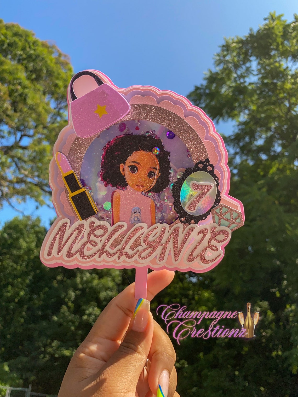 Custom 3D Shaker Cake Topper Shaker Cake Topper - Etsy