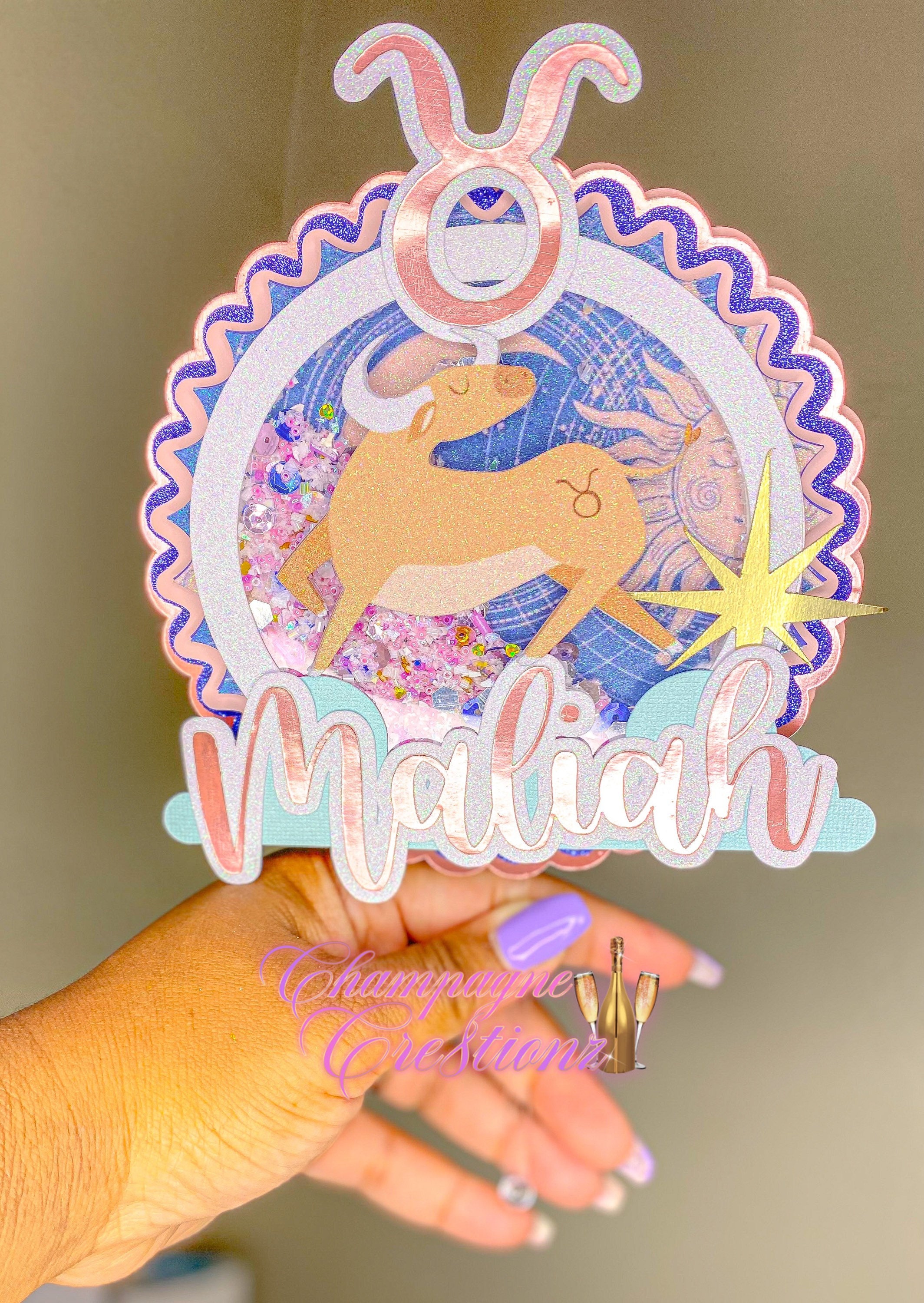 Custom 3D Shaker Cake Topper Shaker Cake Topper - Etsy