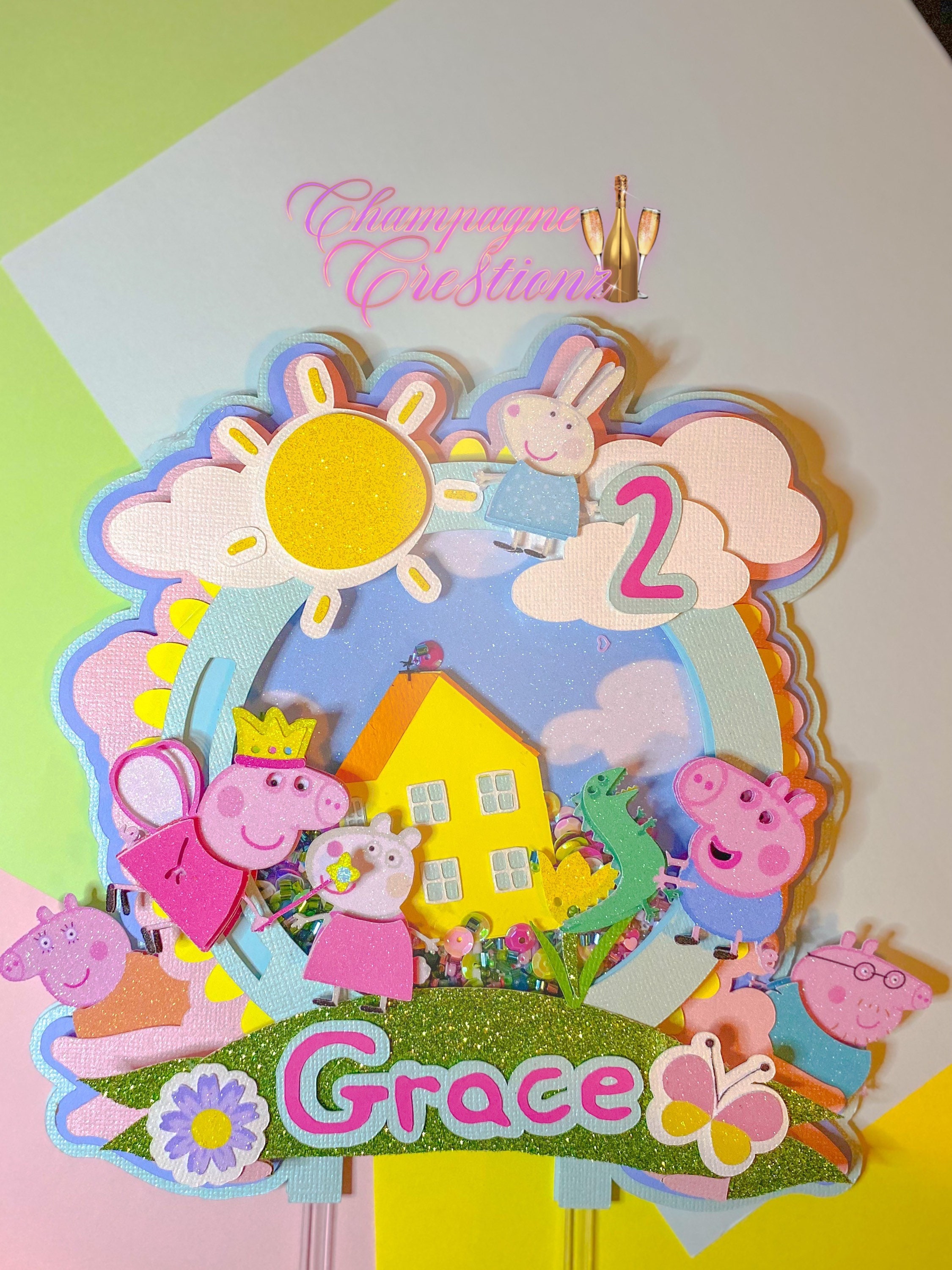 Custom 3D Shaker Cake Topper Shaker Cake Topper - Etsy