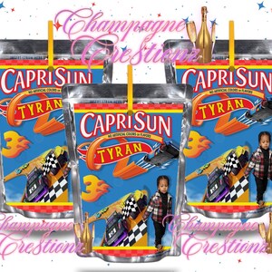 Personalized Capri Sun Labels, Custom Party Theme - Etsy