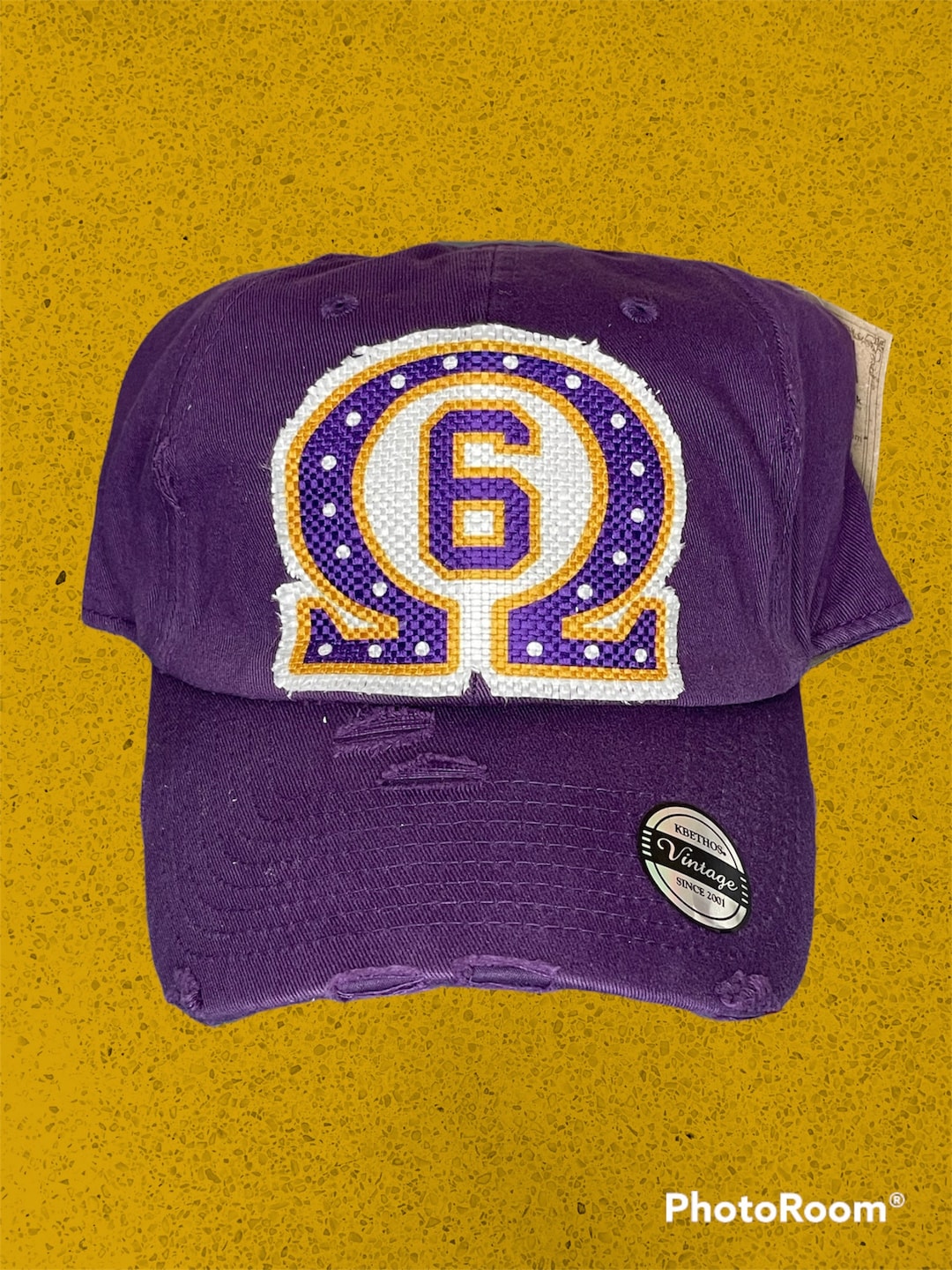 OPP line Number With Pearls Distressed Dad Hat - Etsy