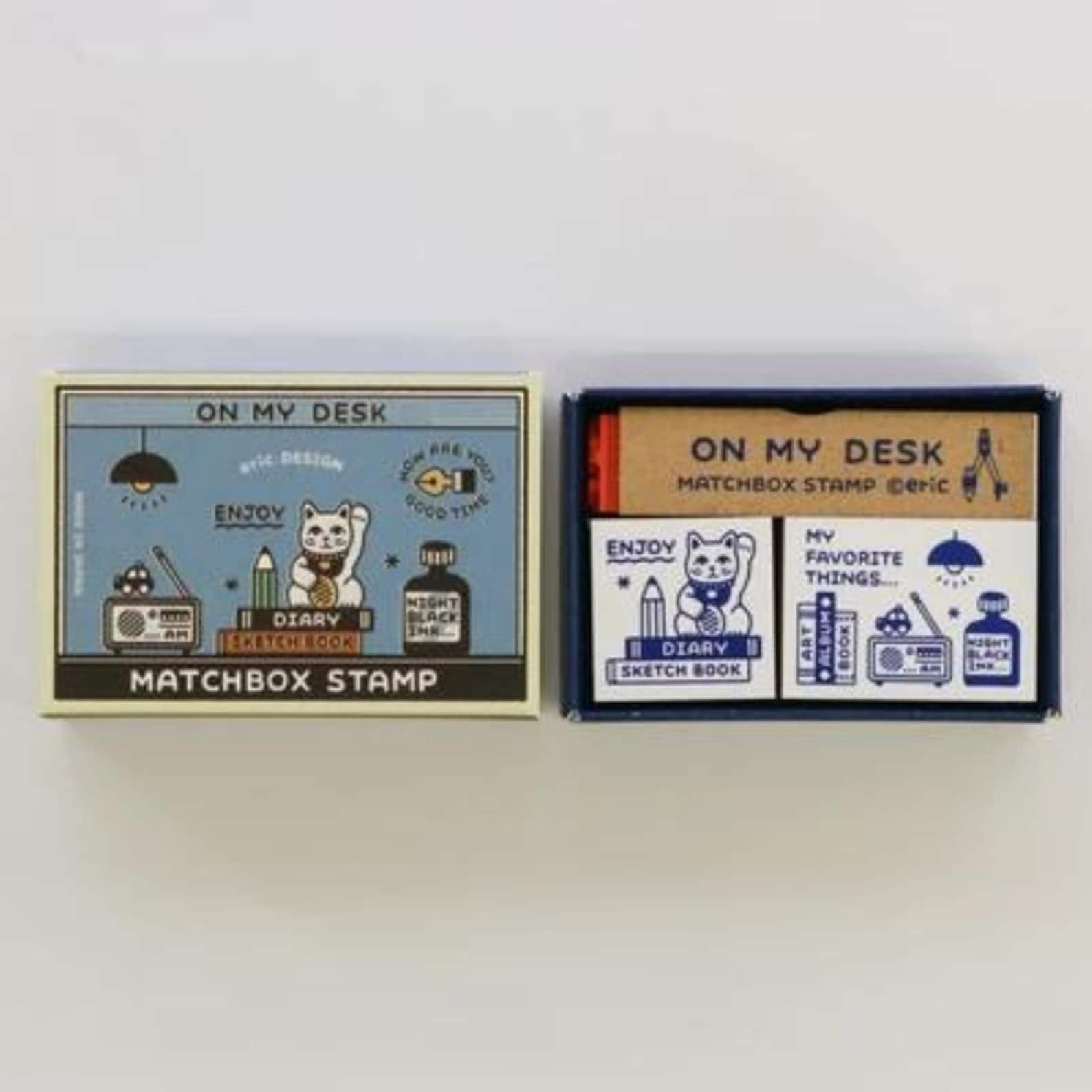 Eric X SANBY Japan Wooden Rubber Stamp for Journaling | Gift | Planner Stamp | Decoration Stamp ...