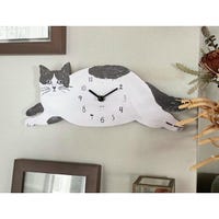 Tux Mini Cat Clock With Swinging Tail - Etsy