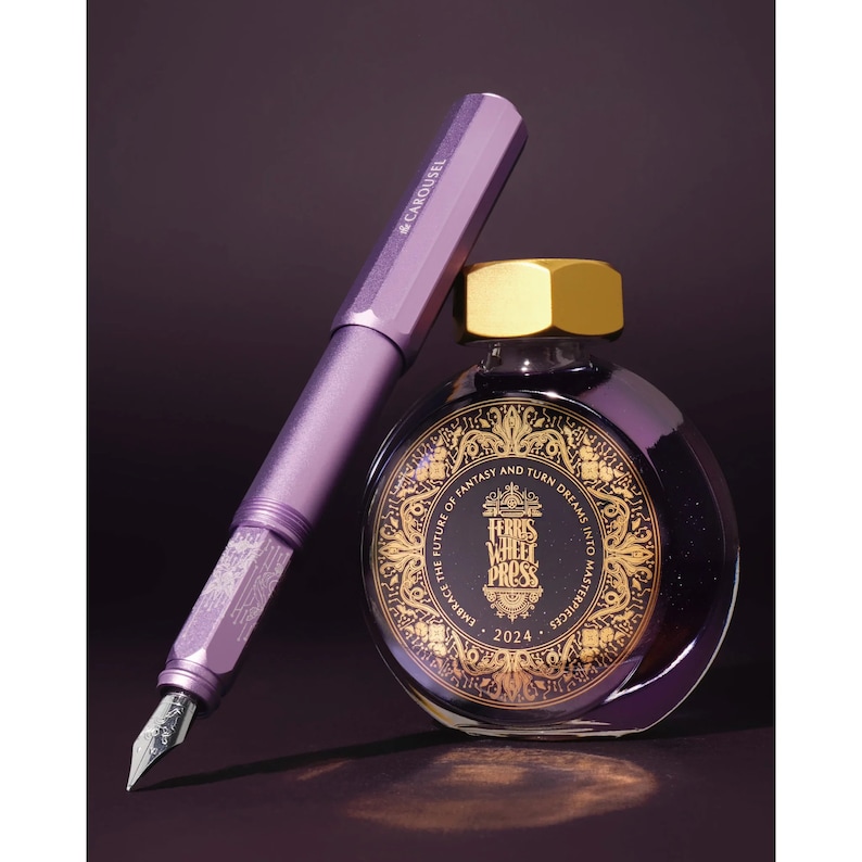 Ferris Wheel Press 2024 Limited Edition Aluminum Carousel Fountain Pen ...