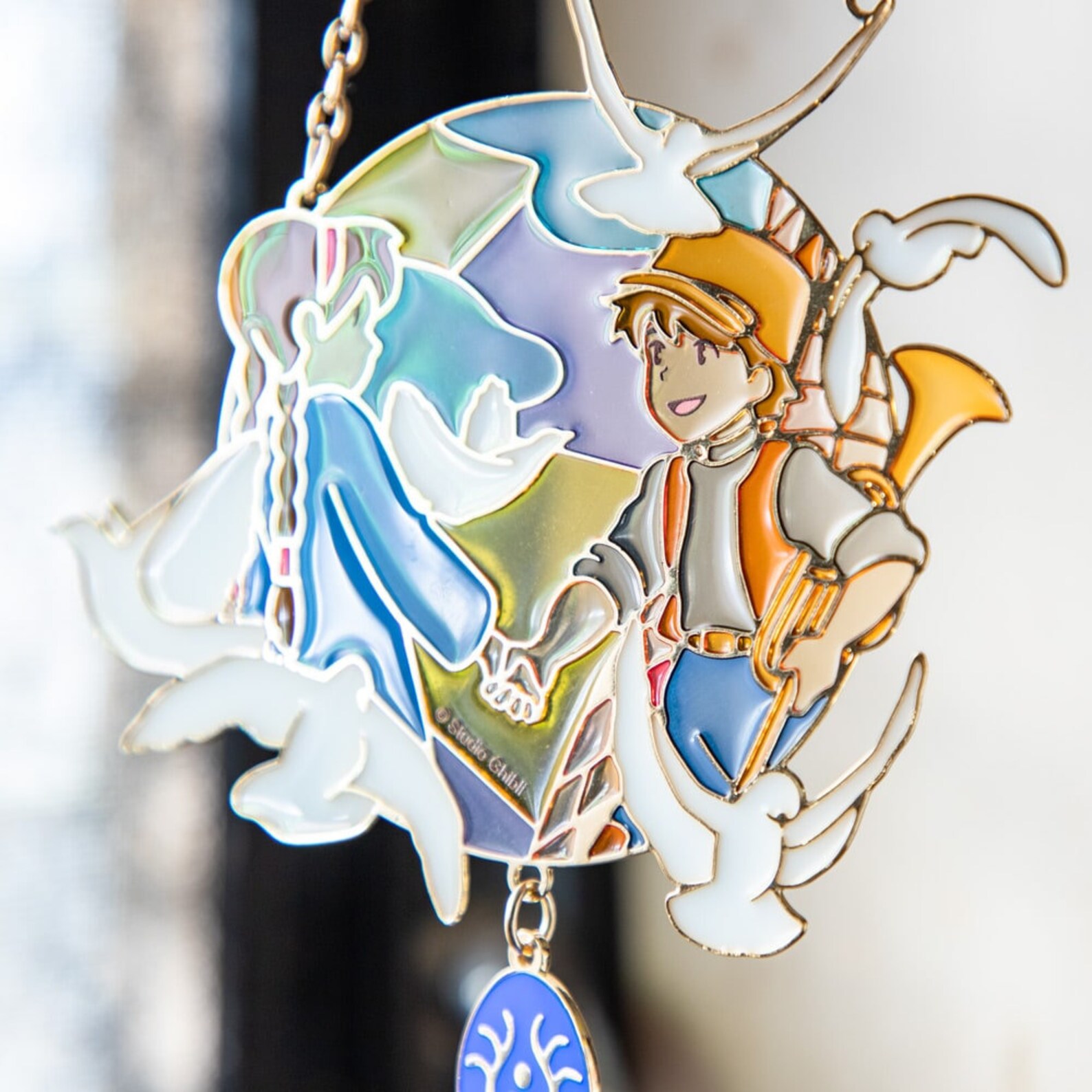 Studio Ghibli Stained Glass Style Window Hanging (castle in the Sky ...