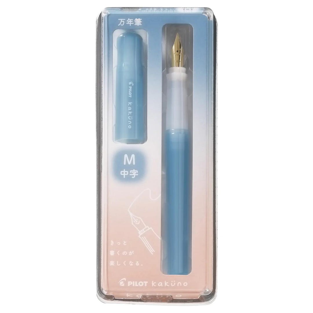 Pilot Kakuno Fountain Pen Madoromi Color Series (light Blue) - Etsy