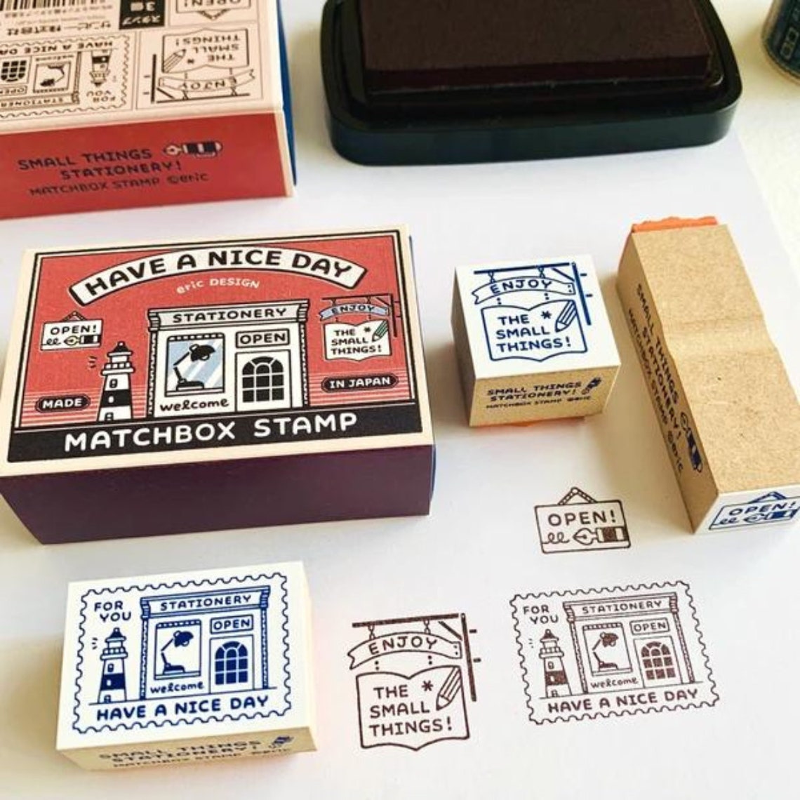 Eric X SANBY Japan Wooden Rubber Stamp for Journaling | Gift | Planner ...