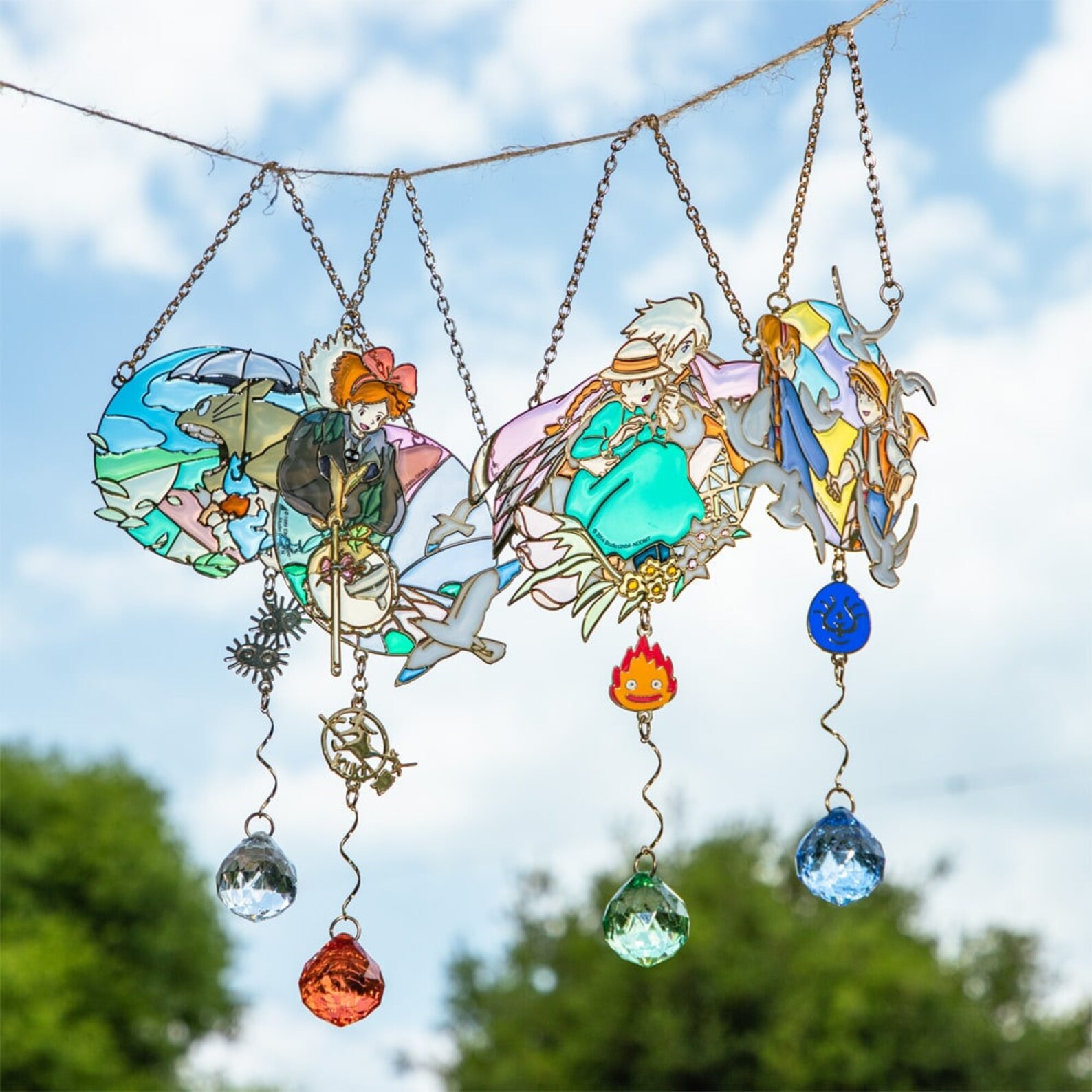 Studio Ghibli Stained Glass Style Window Hanging (castle in the Sky ...