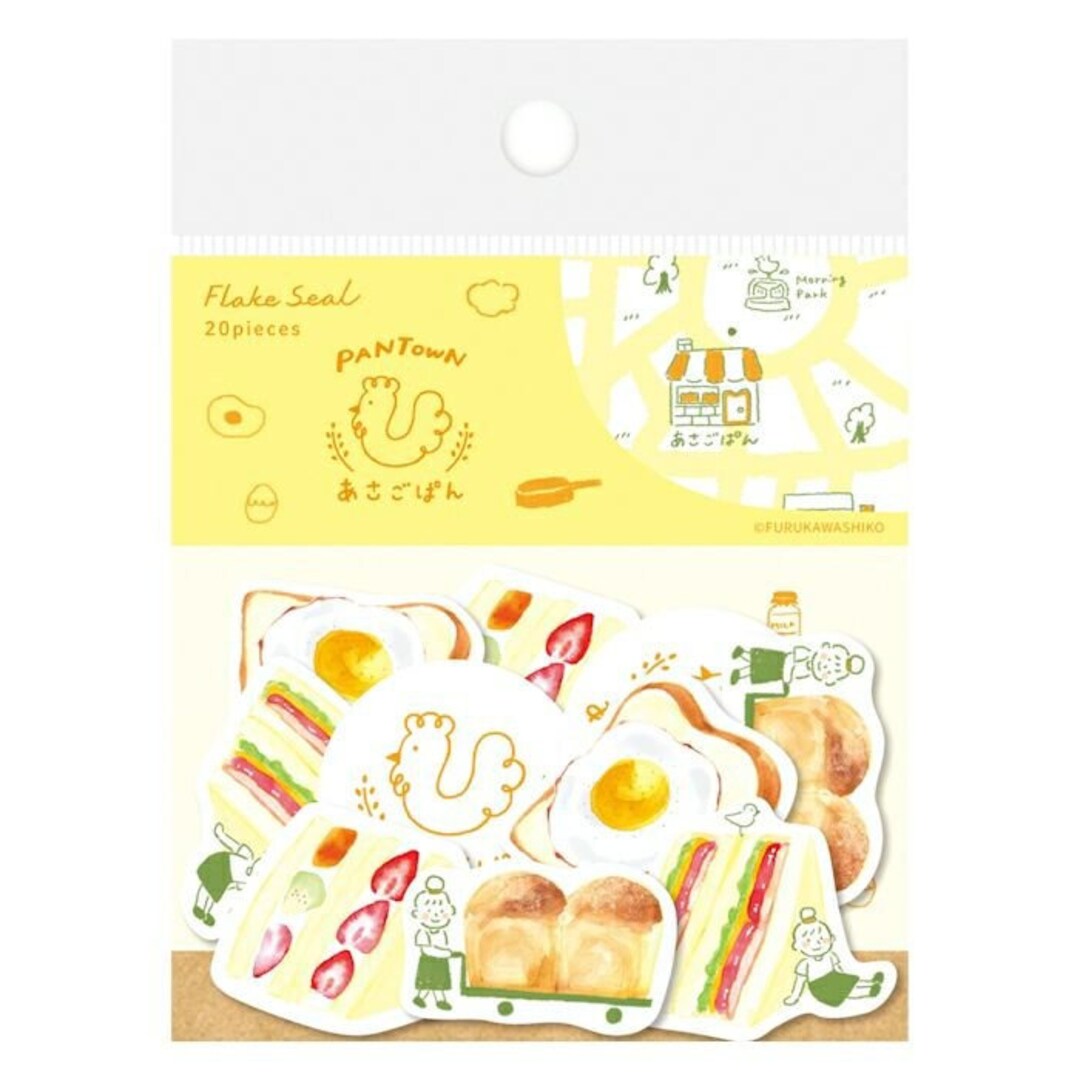 Japan Furukawashiko Bread Sticker Pack | Pantwon | Bakery Sticker Pack ...