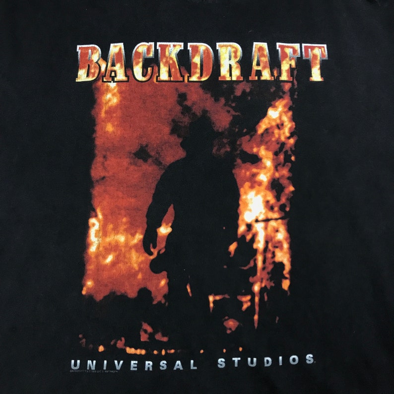 Vintage BACKDRAFT 1998 Promo Movie T-shirt - Etsy