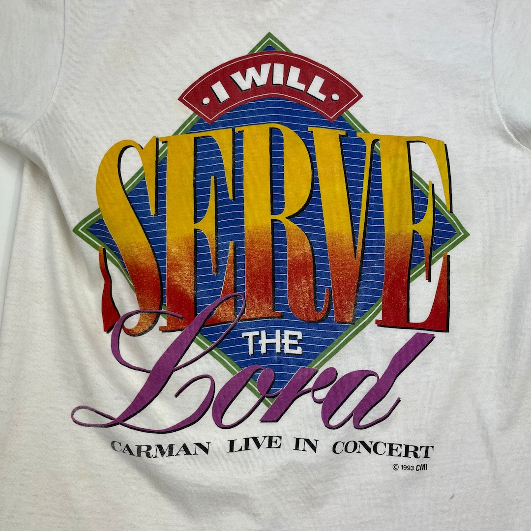 Vintage I Will Serve the Lord Carman Live in Concert 1993 Jesus Christ ...