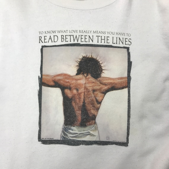 Vintage Jesus Read Between The Lines Bible Verse God … - Gem