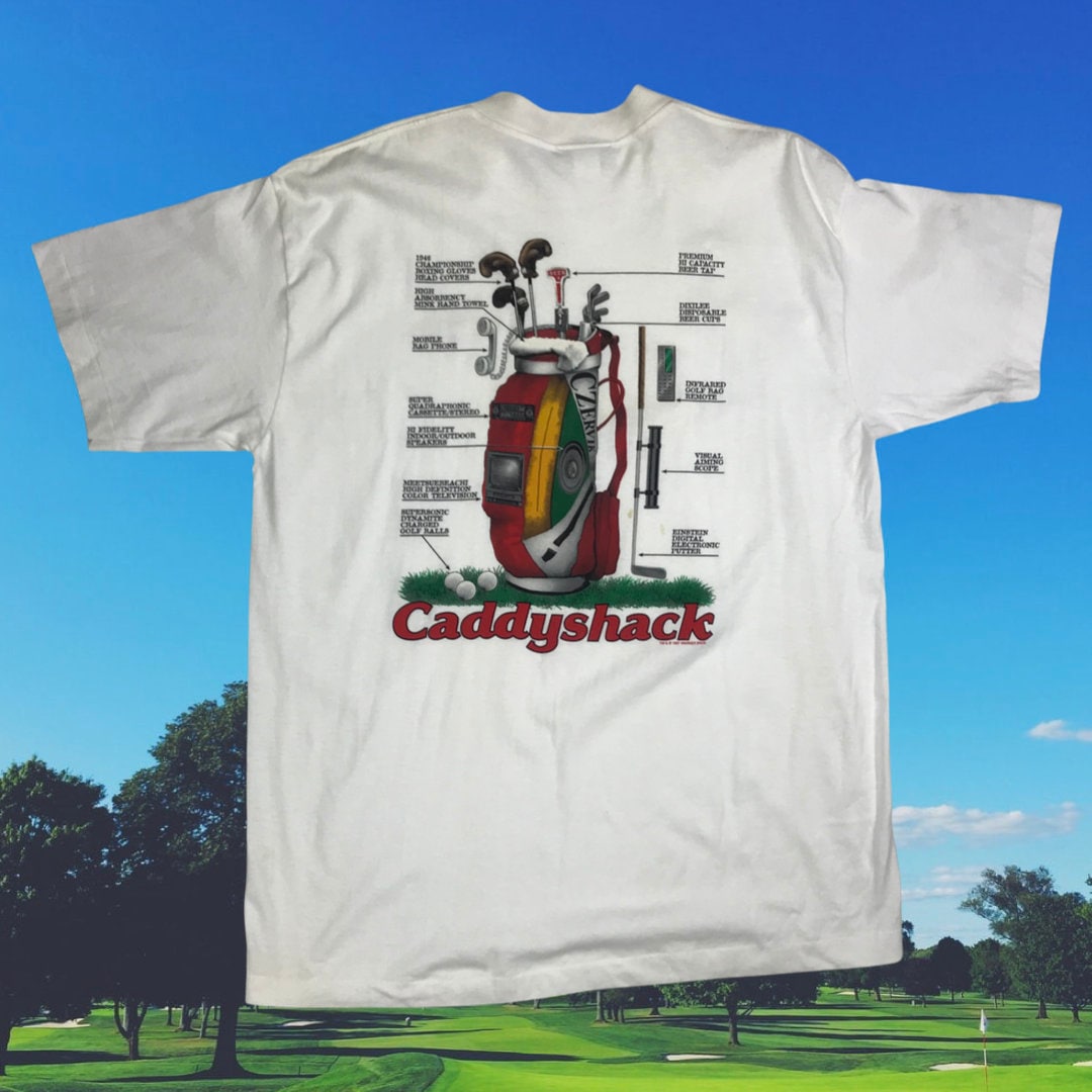 Vintage Caddyshack 1997 Warner Bros. Movie Promo Deadstock T-shirt Size ...