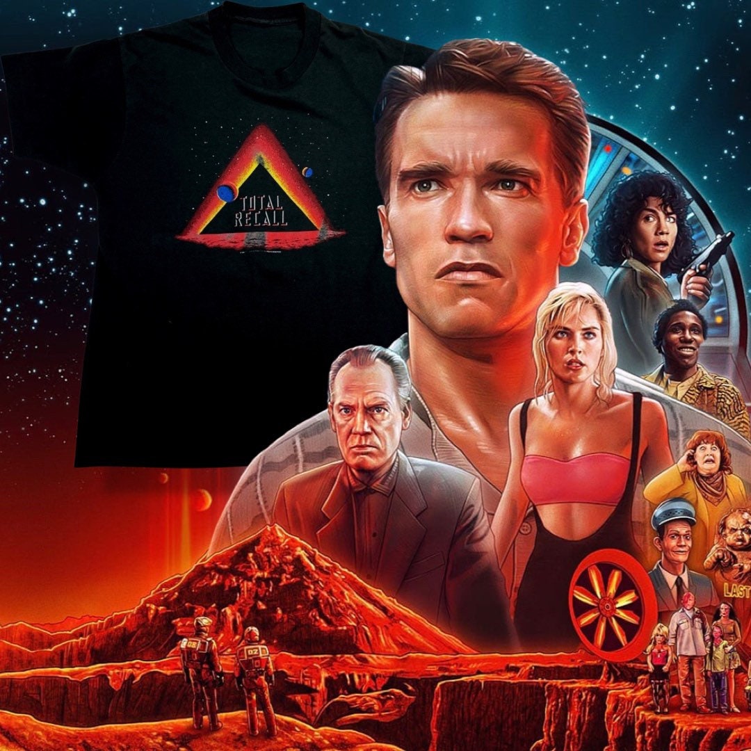 Vintage Total Recall Promo Movie 90’s Single Stitch T-shirt Size L - Etsy
