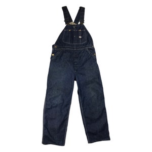 Vintage 60’s LEE Union Made USA Made All Cotton Dark Denim Overalls ...