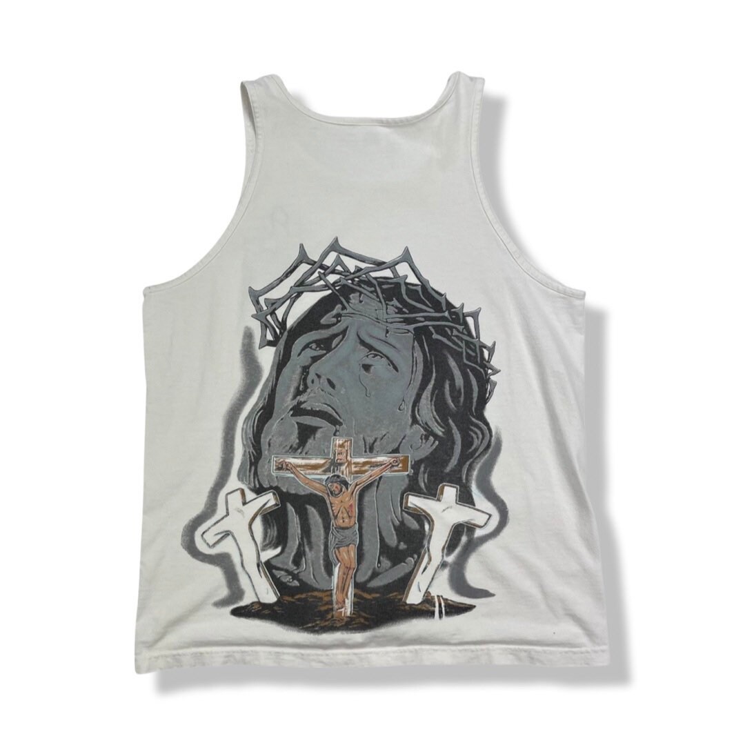 Vintage Jesus Christ Bible Verse God Religion Lord Tank Top Size L - Etsy