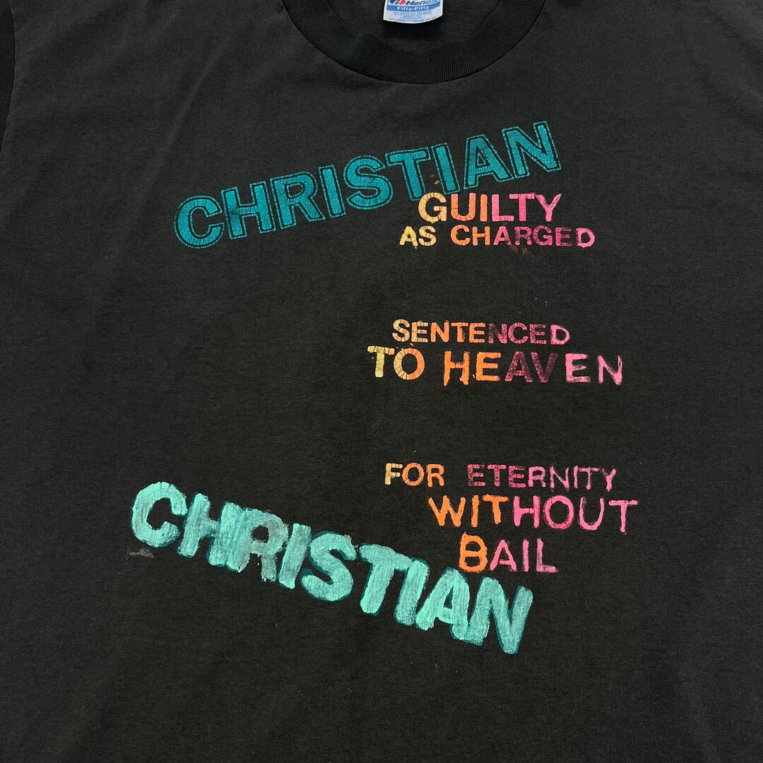 Vintage Christian Guilty as Charged Jesus Christ Bible Verse God ...