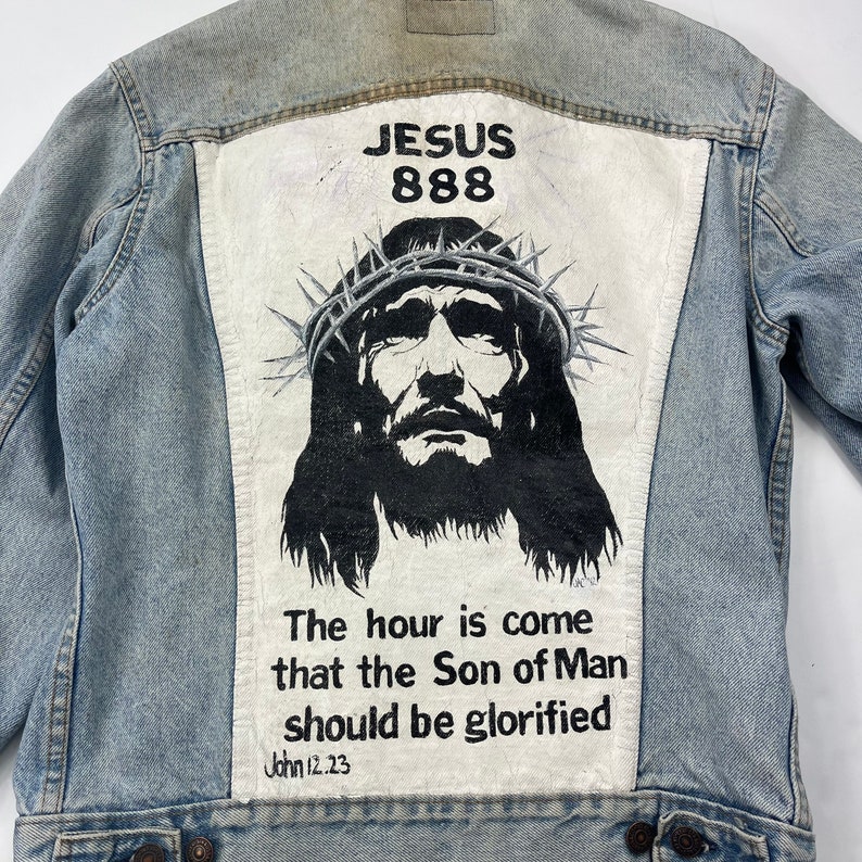 Vintage Levi’s Jesus Christ Bible Verse God Religion Lord 1992 Hand ...