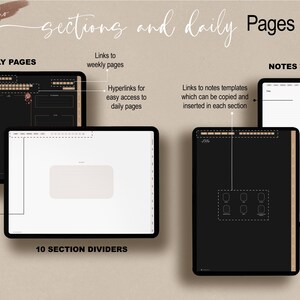 Undated Digital Goodnotes Planner, Monthly Digital Planner, Notability ...