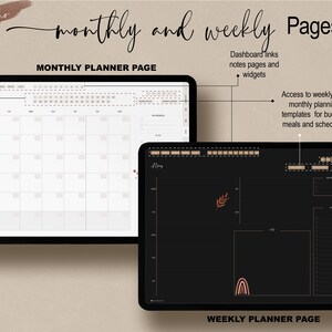 Undated Digital Goodnotes Planner, Monthly Digital Planner, Notability ...