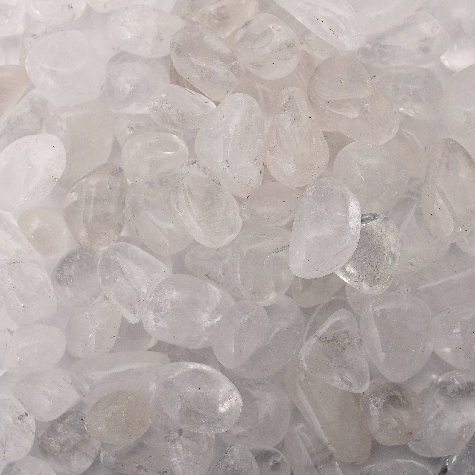 Tumbled Smooth Clear Quartz Crystal Natural Tumbled Gemstone - Etsy